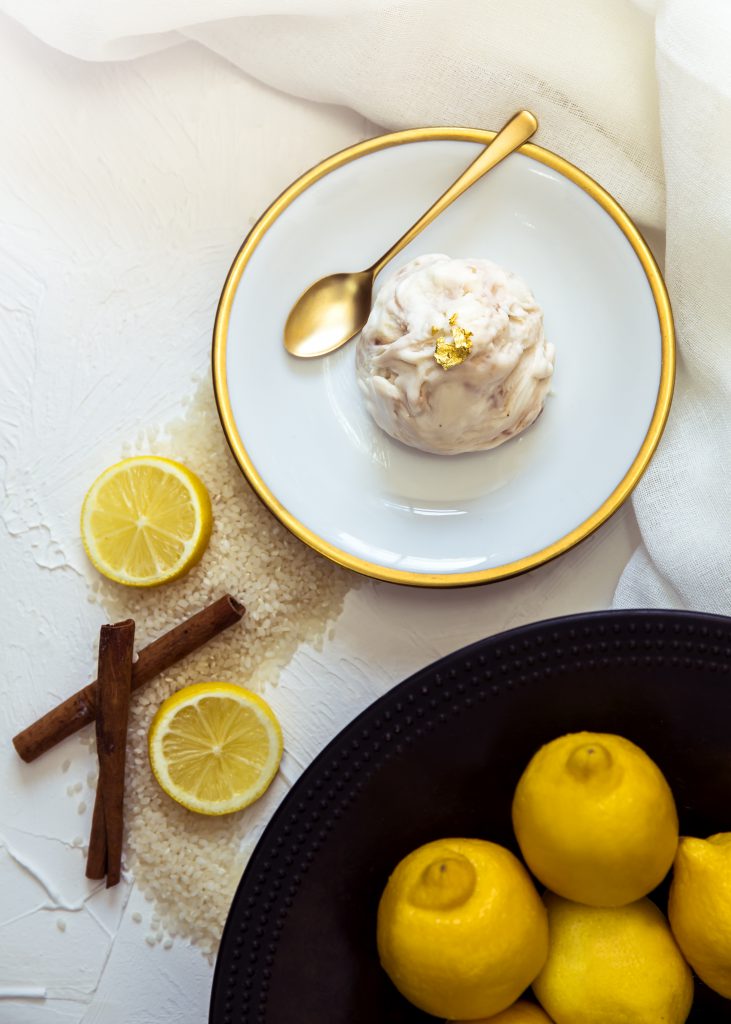 Pine Nuts with Rice Gelato by Si Yeon Yoo - Frozen Art Chef